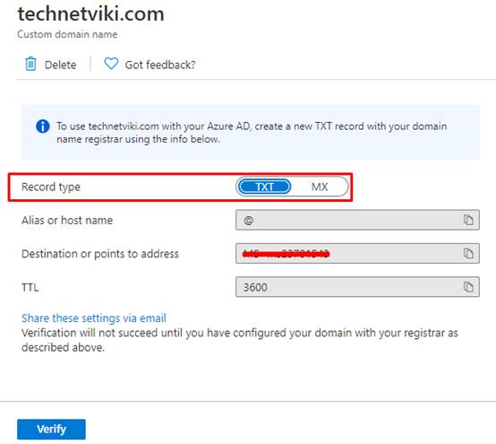 Adding Our Own Domain Name To Azure Active Directory Adding Our Own Domain Name To Azure Active Directory